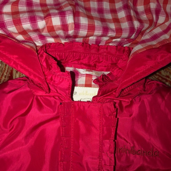 minibanda | Jackets & Coats | Minibanda Sarabanda Red Winter Puffer ...